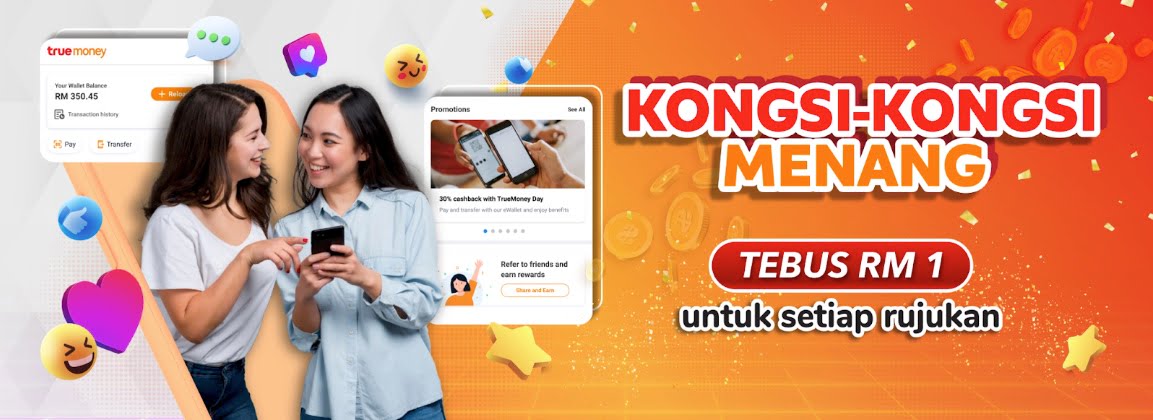 TrueMoney Malaysia Welcomes Users Reward Campaigns - TrueMoney